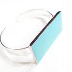 Resin Cuff Bracelet, Teal Resin Bracelet, Cuff Bracelet, Resin Bracelet ...
